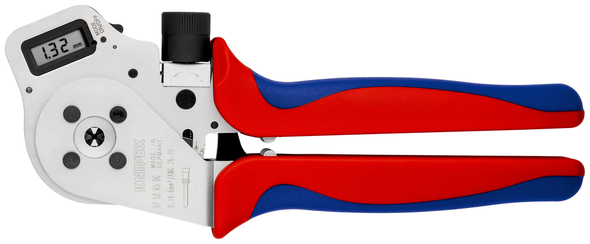KNIPEX 97 52 65 DG Pinza para ponchar terminales girados Con fundas en ...